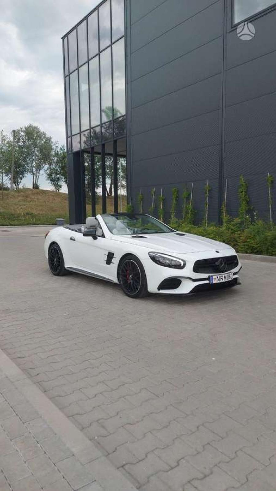 Белый Мерседес sl-550 2014 в Вильнюс, объемом двигателя 4.66 л и пробегом 69 тыс. км за 36000 €, фото 3 на AUTOMOTO.COM.LV