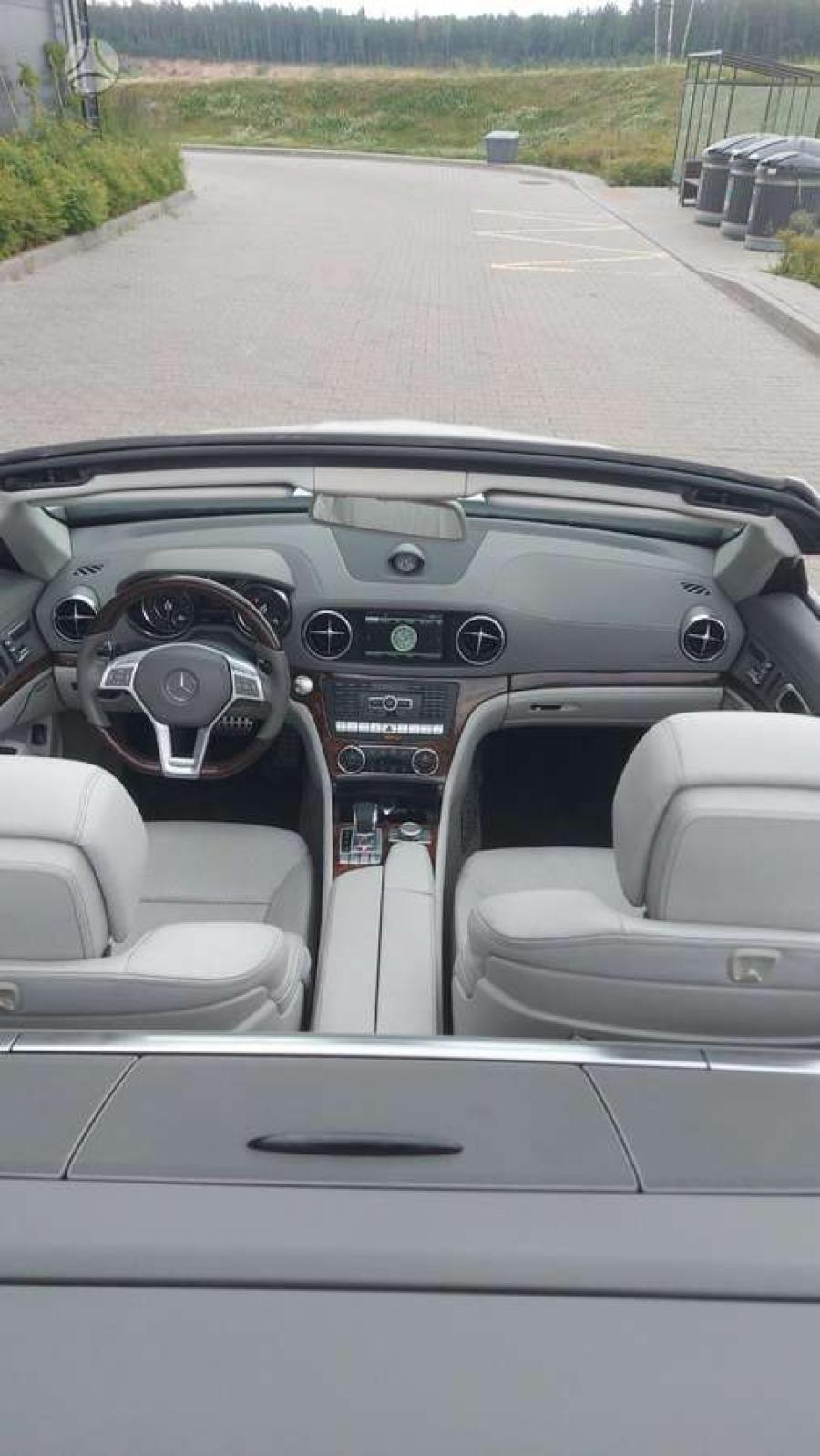 Белый Мерседес sl-550 2014 в Вильнюс, объемом двигателя 4.66 л и пробегом 69 тыс. км за 36000 €, фото 16 на AUTOMOTO.COM.LV