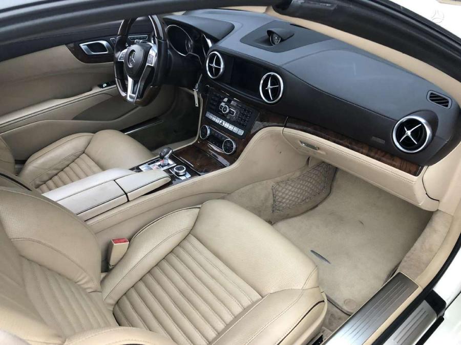 Balts Mercedes-Benz sl-550 2013 Viļņa, ar dzinēja tilpumu 4.70 L un nobraukumu 95 tūkst. km par 18900 €, foto 12 vietnē AUTOMOTO.COM.LV