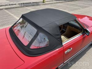 Sarkans Mercedes-Benz SL 560 1988 Rīga, ar dzinēja tilpumu 5.60 L un nobraukumu 127 tūkst. km par 25000 €, foto 14 vietnē AUTOMOTO.COM.LV