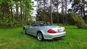 Grey Mercedes-Benz sl-600 2004 in Ukmerge, with an engine capacity of 5.51 L and mileage of 93 thousand km for 29500 €, photo 12 on AUTOMOTO.COM.LV
