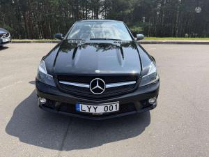 Black Mercedes-Benz SL 63 AMG 2009 in Vilnius, with an engine capacity of 6.21 L and mileage of 184 thousand km for 45000 €, photo 5 on AUTOMOTO.COM.LV