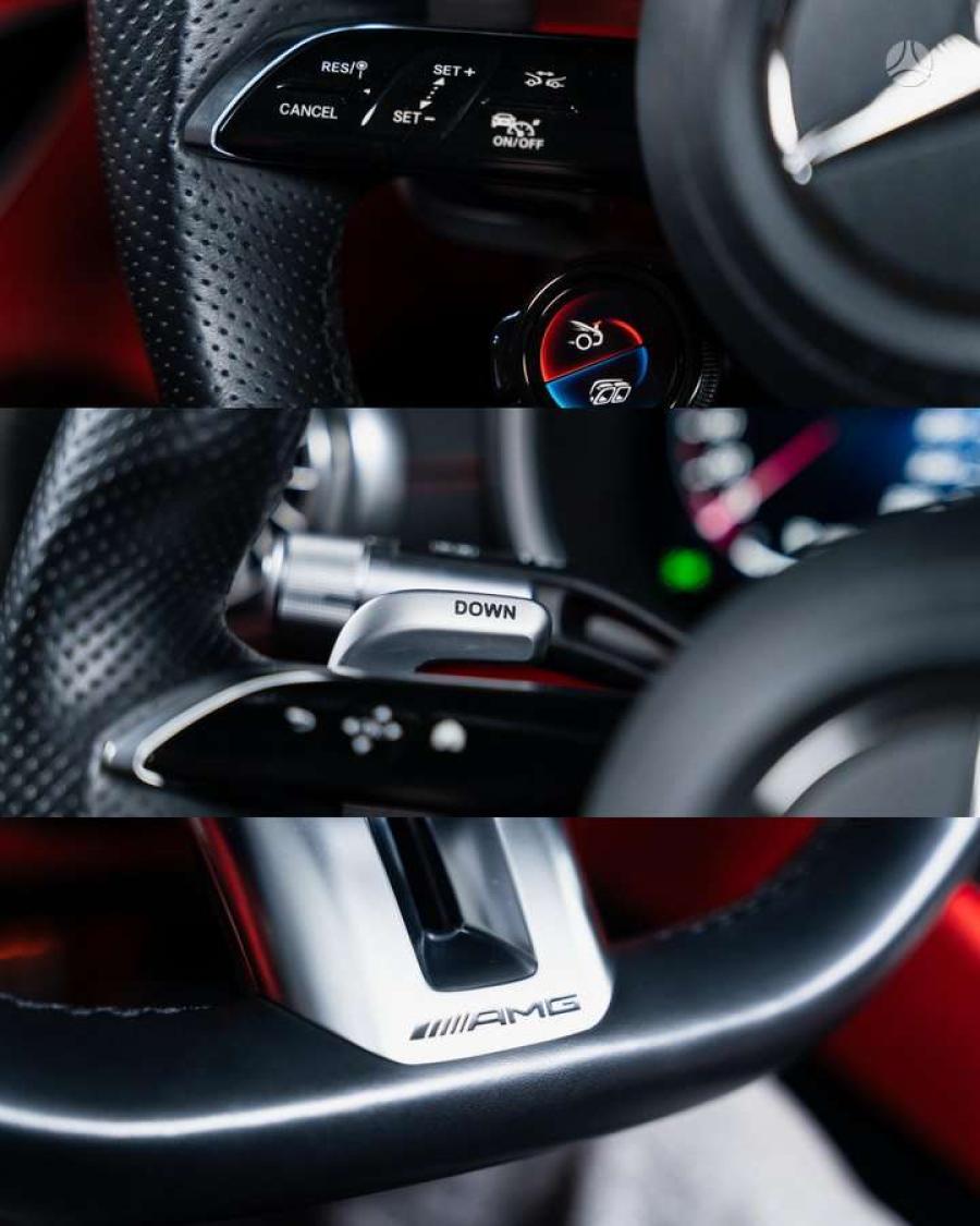 Черный Мерседес SL 63 AMG 2022 в Вильнюс, объемом двигателя 3.98 л и пробегом 35 тыс. км за 104999 €, фото 32 на AUTOMOTO.COM.LV