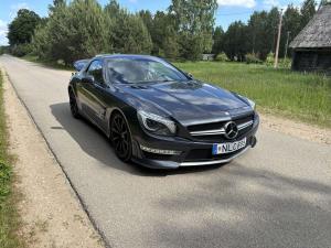 Pelēks Mercedes-Benz SL 63 AMG 2013 Kauņa, ar dzinēja tilpumu 5.46 L un nobraukumu 36 tūkst. km par 23999 €, foto 4 vietnē AUTOMOTO.COM.LV
