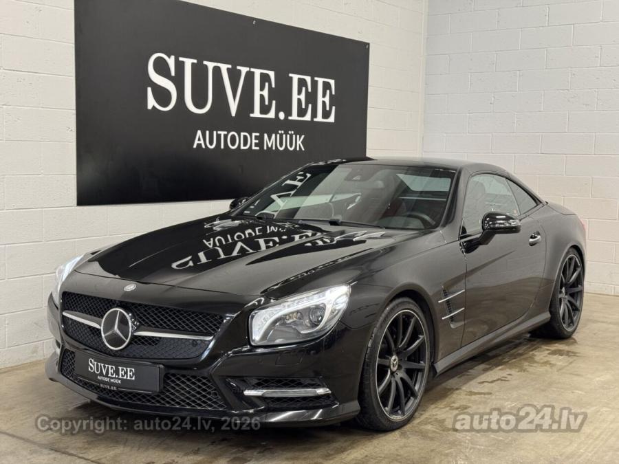 Melns Mercedes-Benz SL-Class 2013 Tallina, ar dzinēja tilpumu 4.70 L un nobraukumu 151 tūkst. km par 35995 €, foto 1 vietnē AUTOMOTO.COM.LV