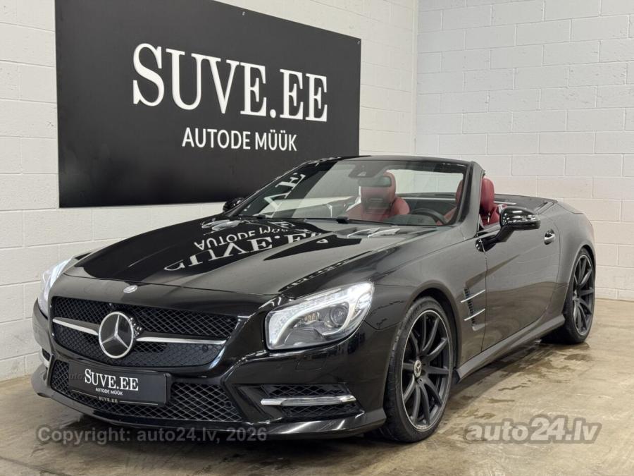 Melns Mercedes-Benz SL-Class 2013 Tallina, ar dzinēja tilpumu 4.70 L un nobraukumu 151 tūkst. km par 35995 €, foto 2 vietnē AUTOMOTO.COM.LV