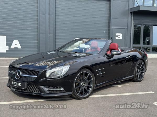 Melns Mercedes-Benz SL-Class 2013 Tallina, ar dzinēja tilpumu 4.70 L un nobraukumu 151 tūkst. km par 35995 €, foto 3 vietnē AUTOMOTO.COM.LV