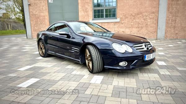 Blue Mercedes-Benz SL-Class 2008 in Tallinn, with an engine capacity of 5.50 L and mileage of 195 thousand km for 17900 €, photo 3 on AUTOMOTO.COM.LV