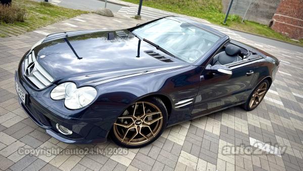 Blue Mercedes-Benz SL-Class 2008 in Tallinn, with an engine capacity of 5.50 L and mileage of 195 thousand km for 17900 €, photo 5 on AUTOMOTO.COM.LV