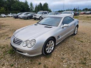 Pelēks Mercedes-Benz SL-Class 2001 Tartu, ar dzinēja tilpumu 5.00 L un nobraukumu 215 tūkst. km par 11990 €, foto  vietnē AUTOMOTO.COM.LV