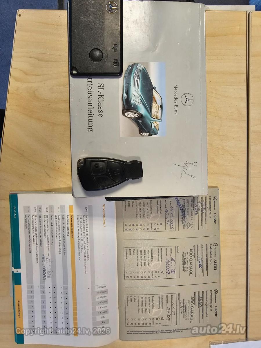 Pelēks Mercedes-Benz SL-Class 2001 Tartu, ar dzinēja tilpumu 5.00 L un nobraukumu 215 tūkst. km par 11990 €, foto 22 vietnē AUTOMOTO.COM.LV
