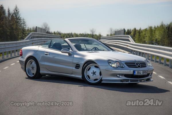 Grey Mercedes-Benz SL-Class 2002 in Tallinn, with an engine capacity of 5.00 L and mileage of 119 thousand km for 13999 €, photo 4 on AUTOMOTO.COM.LV