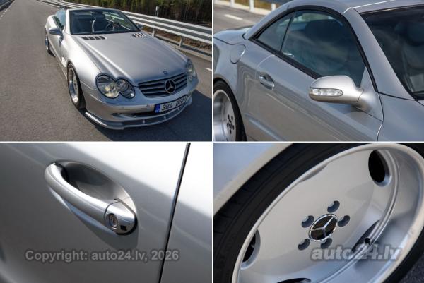 Grey Mercedes-Benz SL-Class 2002 in Tallinn, with an engine capacity of 5.00 L and mileage of 119 thousand km for 13999 €, photo 9 on AUTOMOTO.COM.LV