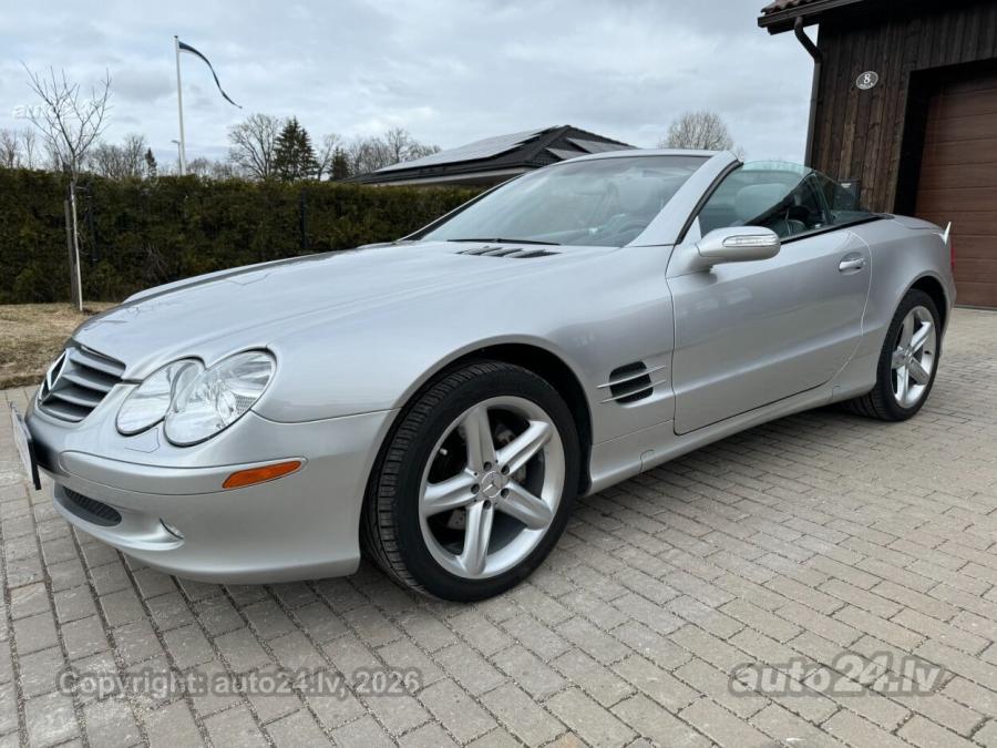 Pelēks Mercedes-Benz SL-Class 2004 Tallina, ar dzinēja tilpumu 5.00 L un nobraukumu 147 tūkst. km par 12700 €, foto 13 vietnē AUTOMOTO.COM.LV