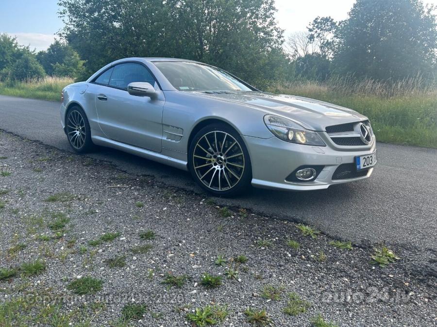 Grey Mercedes-Benz SL-Class 2008 in Tallinn, with an engine capacity of 5.50 L and mileage of 83 thousand km for 17200 €, photo 3 on AUTOMOTO.COM.LV