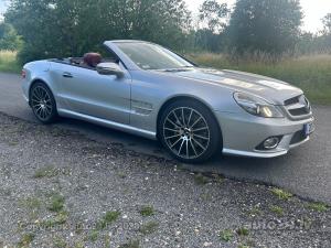 Grey Mercedes-Benz SL-Class 2008 in Tallinn, with an engine capacity of 5.50 L and mileage of 83 thousand km for 17200 €, photo 9 on AUTOMOTO.COM.LV