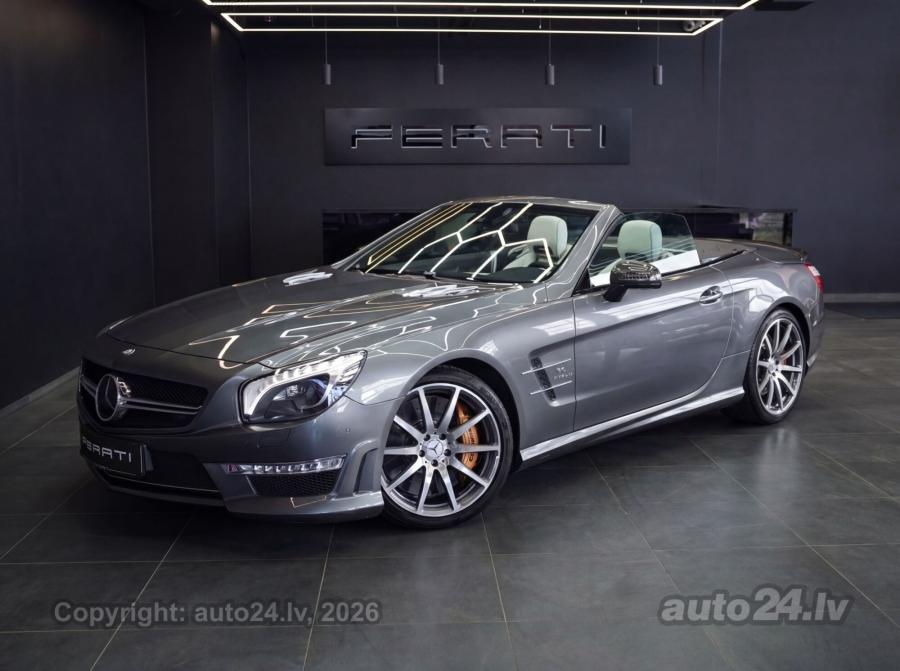 Grey Mercedes-Benz SL-Class 2012 in Tallinn, with an engine capacity of 6.00 L and mileage of 91 thousand km for 174900 €, photo 1 on AUTOMOTO.COM.LV