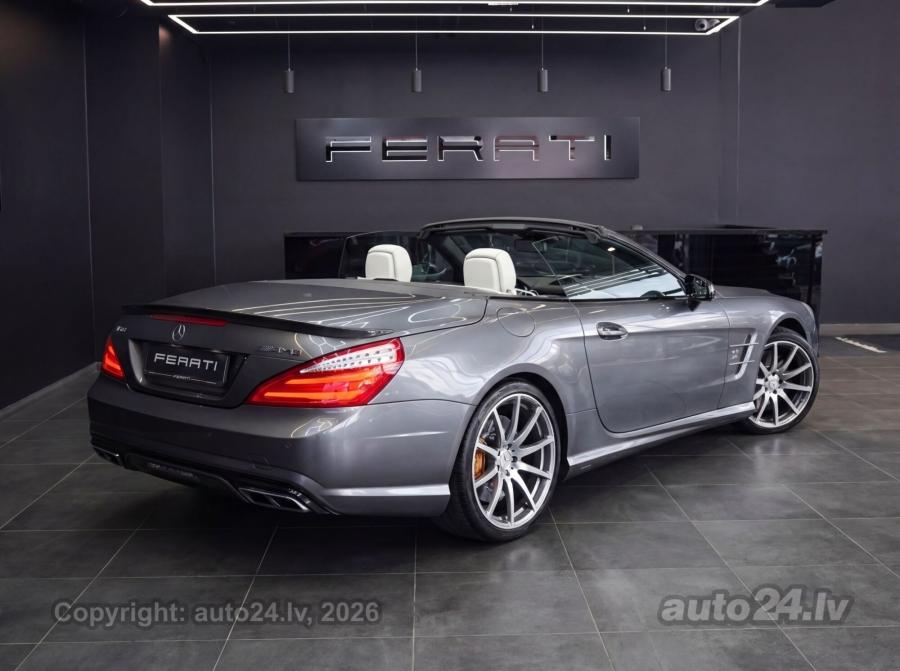 Grey Mercedes-Benz SL-Class 2012 in Tallinn, with an engine capacity of 6.00 L and mileage of 91 thousand km for 174900 €, photo 3 on AUTOMOTO.COM.LV