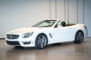 White Mercedes-Benz SL-Class 2012 in Tallinn, with an engine capacity of 5.50 L and mileage of 47 thousand km for 64605 €, photo 1 on AUTOMOTO.COM.LV