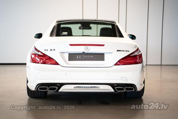 White Mercedes-Benz SL-Class 2012 in Tallinn, with an engine capacity of 5.50 L and mileage of 47 thousand km for 64605 €, photo 4 on AUTOMOTO.COM.LV