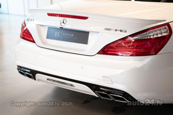 White Mercedes-Benz SL-Class 2012 in Tallinn, with an engine capacity of 5.50 L and mileage of 47 thousand km for 64605 €, photo 5 on AUTOMOTO.COM.LV