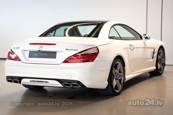 White Mercedes-Benz SL-Class 2012 in Tallinn, with an engine capacity of 5.50 L and mileage of 47 thousand km for 64605 €, photo 6 on AUTOMOTO.COM.LV