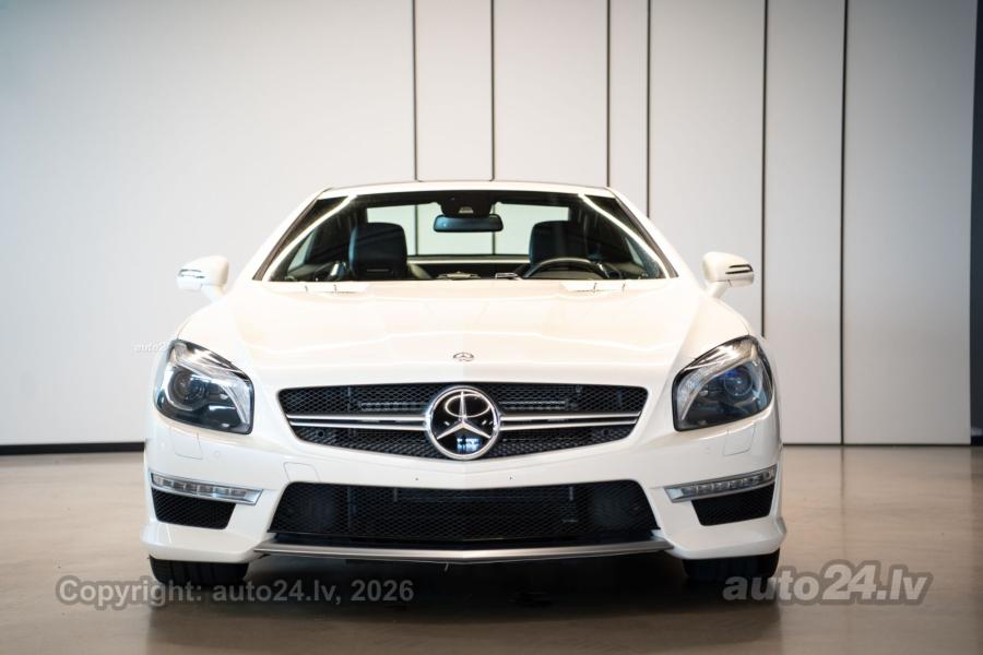 White Mercedes-Benz SL-Class 2012 in Tallinn, with an engine capacity of 5.50 L and mileage of 47 thousand km for 64605 €, photo 10 on AUTOMOTO.COM.LV