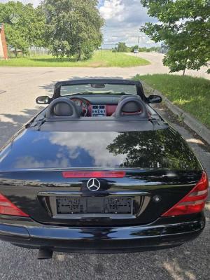 Black Mercedes-Benz SLK 200 1999 in Marijampole, with an engine capacity of 2.00 L and mileage of 220 thousand km for 3950 €, photo 4 on AUTOMOTO.COM.LV