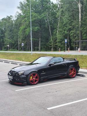 Melns Mercedes-Benz SLK 200 2001 Klaipėda, ar dzinēja tilpumu 2.00 L un nobraukumu 218 tūkst. km par 5900 €, foto 10 vietnē AUTOMOTO.COM.LV