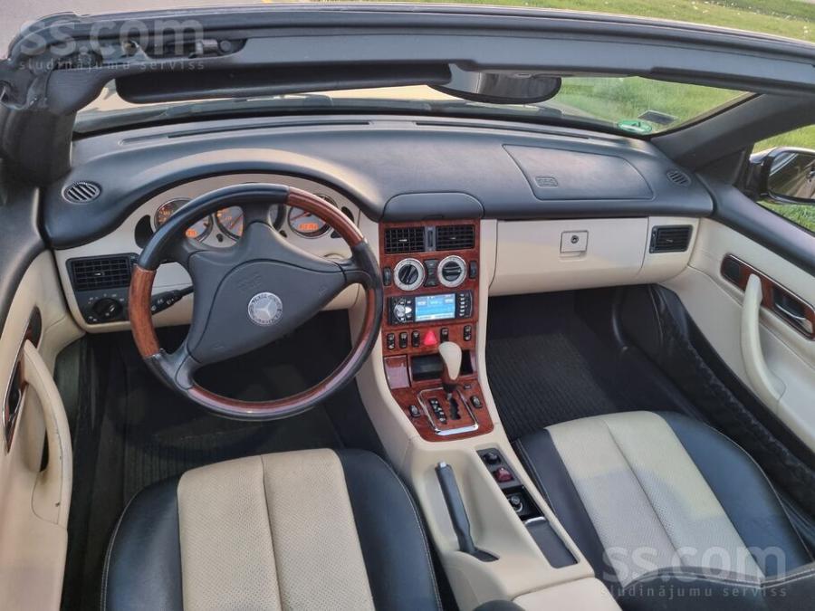 Melns Mercedes-Benz SLK 200 2003 Rīga, ar dzinēja tilpumu 2.00 L un nobraukumu 256 tūkst. km par 4500 €, foto 6 vietnē AUTOMOTO.COM.LV