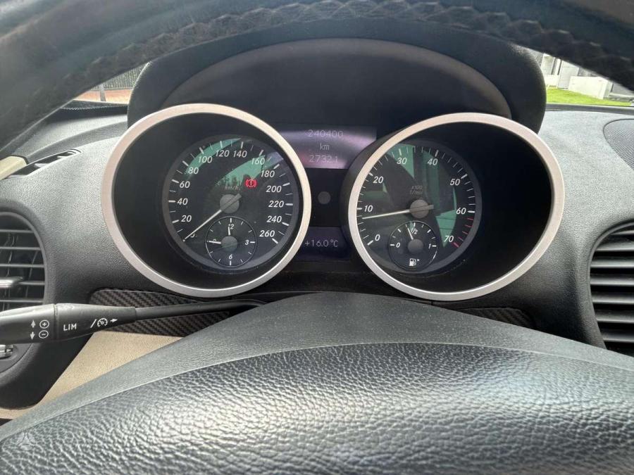 Melns Mercedes-Benz SLK 200 2004 Viļņa, ar dzinēja tilpumu 1.80 L un nobraukumu 240 tūkst. km par 4700 €, foto 8 vietnē AUTOMOTO.COM.LV