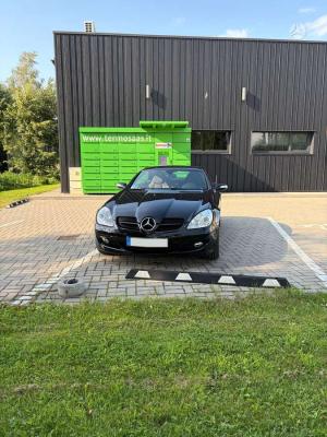 Melns Mercedes-Benz SLK 200 2006 Kauņa, ar dzinēja tilpumu 1.80 L un nobraukumu 128 tūkst. km par 12500 €, foto 7 vietnē AUTOMOTO.COM.LV
