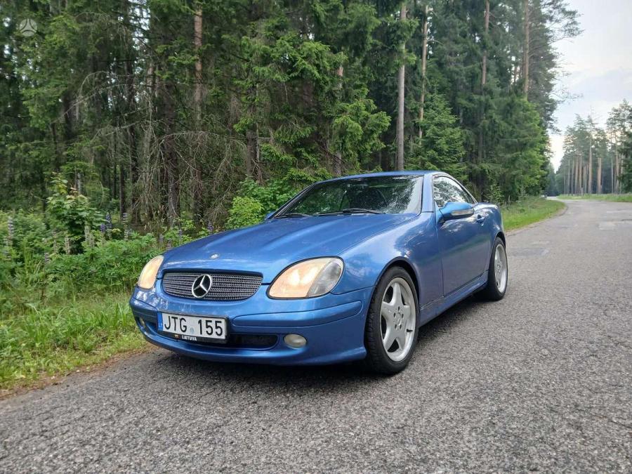 Zils Mercedes-Benz SLK 200 2000 Rokiškis, ar dzinēja tilpumu 2.00 L un nobraukumu 255 tūkst. km par 1900 €, foto 5 vietnē AUTOMOTO.COM.LV