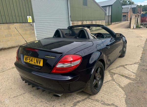 Zils Mercedes-Benz SLK 200 2004 Kauņa, ar dzinēja tilpumu 1.80 L un nobraukumu 75 tūkst. km par 3150 €, foto 1 vietnē AUTOMOTO.COM.LV