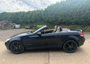 Blue Mercedes-Benz SLK 200 2004 in Kaunas, with an engine capacity of 1.80 L and mileage of 75 thousand km for 3150 €, photo 8 on AUTOMOTO.COM.LV