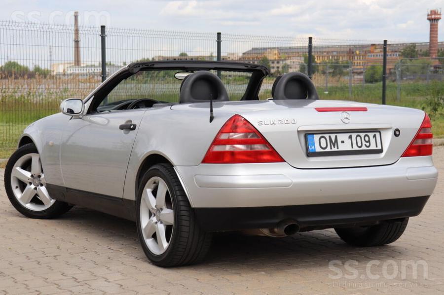 Mercedes-Benz SLK 200 1997 in Riga, with an engine capacity of 2.00 L and mileage of 196 thousand km for 3350 €, photo 14 on AUTOMOTO.COM.LV