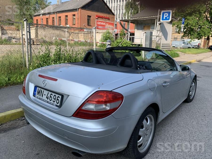 Mercedes-Benz SLK 200 2005 Rīga, ar dzinēja tilpumu 1.80 L un nobraukumu 173 tūkst. km par 5600 €, foto 10 vietnē AUTOMOTO.COM.LV