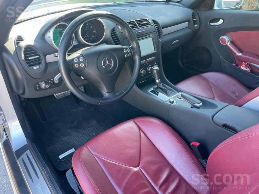 Mercedes-Benz SLK 200 2005 Rīga, ar dzinēja tilpumu 1.80 L un nobraukumu 101 tūkst. km par 9900 €, foto 10 vietnē AUTOMOTO.COM.LV