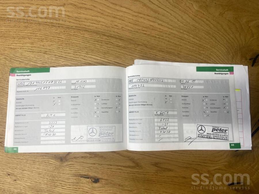Mercedes-Benz SLK 200 2005 Rīga, ar dzinēja tilpumu 1.80 L un nobraukumu 101 tūkst. km par 9900 €, foto 22 vietnē AUTOMOTO.COM.LV