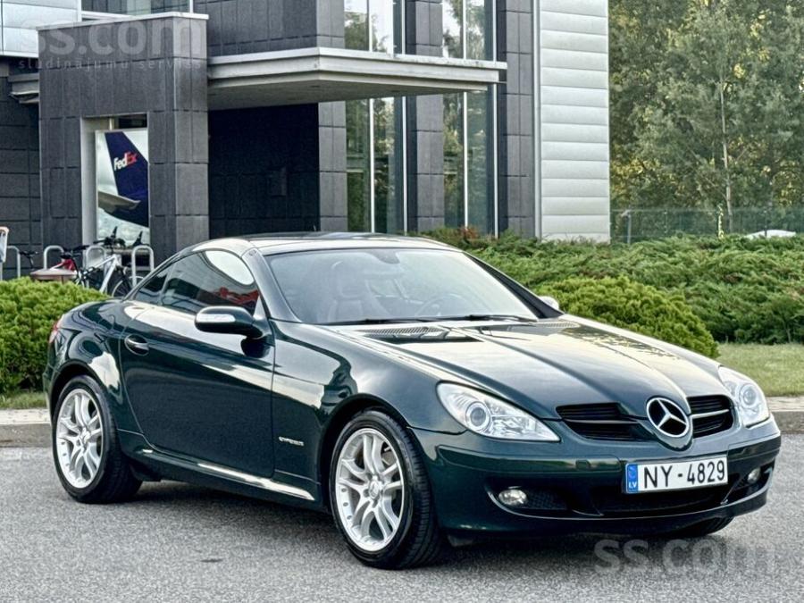 Зеленый Мерседес СЛК 200 2005 в Рига, объемом двигателя 1.80 л и пробегом 232 тыс. км за 6950 €, фото 26 на AUTOMOTO.COM.LV