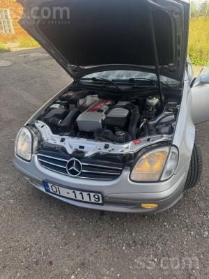 Grey Mercedes-Benz SLK 200 2000 in Jekabpils, with an engine capacity of 2.00 L and mileage of 170 thousand km for 4300 €, photo 9 on AUTOMOTO.COM.LV