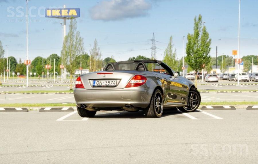 Pelēks Mercedes-Benz SLK 200 2007 Rīga, ar dzinēja tilpumu 1.80 L un nobraukumu 253 tūkst. km par 7490 €, foto 6 vietnē AUTOMOTO.COM.LV