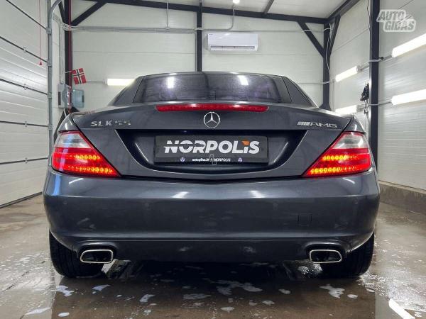 Grey Mercedes-Benz SLK 200 2012 in Aukstieji Rusokai, with an engine capacity of 1.80 L and mileage of 128 thousand km for 10900 €, photo 10 on AUTOMOTO.COM.LV