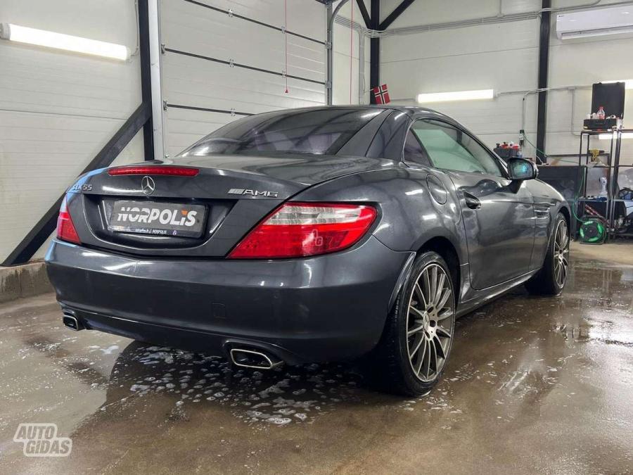 Grey Mercedes-Benz SLK 200 2012 in Aukstieji Rusokai, with an engine capacity of 1.80 L and mileage of 128 thousand km for 10900 €, photo 13 on AUTOMOTO.COM.LV