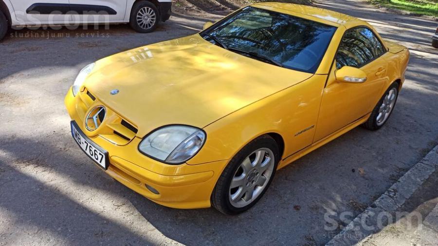 Желтый Мерседес СЛК 200 2002 в Рига, объемом двигателя 2.00 л и пробегом 227 тыс. км за 4500 €, фото 17 на AUTOMOTO.COM.LV