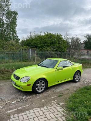 Zaļš Mercedes-Benz SLK 230 2001 Jēkabpils, ar dzinēja tilpumu 2.30 L un nobraukumu 189 tūkst. km par 3490 €, foto  vietnē AUTOMOTO.COM.LV