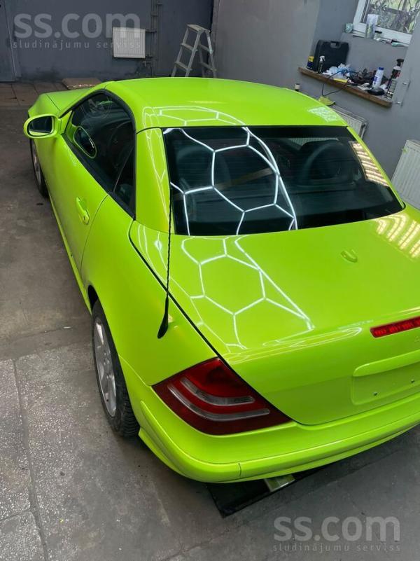 Zaļš Mercedes-Benz SLK 230 2001 Jēkabpils, ar dzinēja tilpumu 2.30 L un nobraukumu 189 tūkst. km par 3490 €, foto 4 vietnē AUTOMOTO.COM.LV