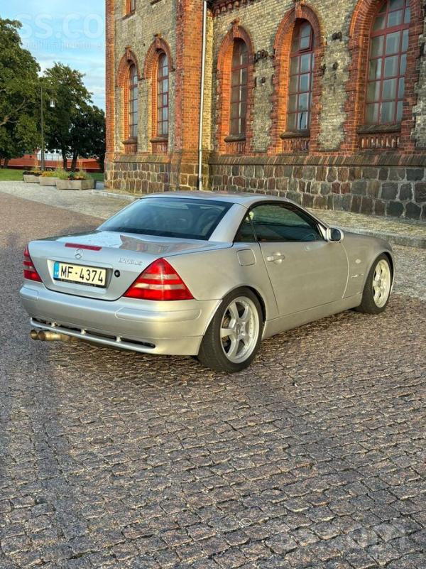 Grey Mercedes-Benz SLK 230 1996 in Ventspils, with an engine capacity of 2.30 L and mileage of 256 thousand km for 6500 €, photo 7 on AUTOMOTO.COM.LV