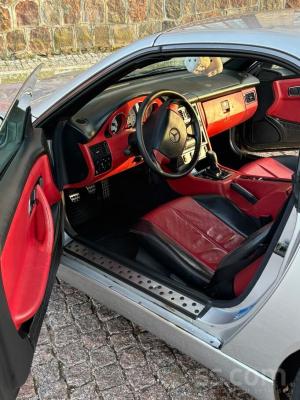 Grey Mercedes-Benz SLK 230 1996 in Ventspils, with an engine capacity of 2.30 L and mileage of 256 thousand km for 6500 €, photo 9 on AUTOMOTO.COM.LV