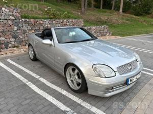 Grey Mercedes-Benz SLK 230 1996 in Ventspils, with an engine capacity of 2.30 L and mileage of 256 thousand km for 6500 €, photo 13 on AUTOMOTO.COM.LV